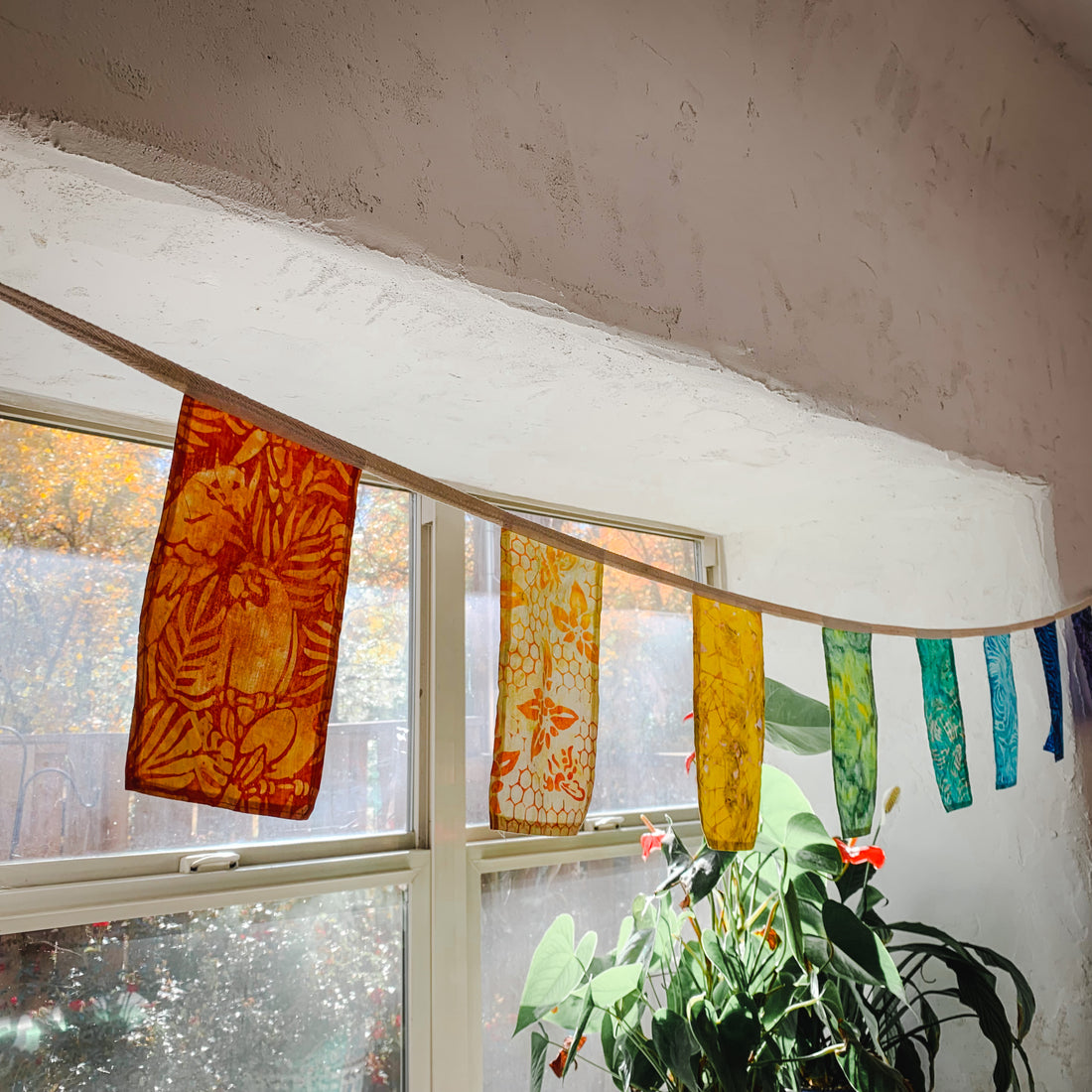 Handmade Rainbow Prayer Flags – Poppy California Shop