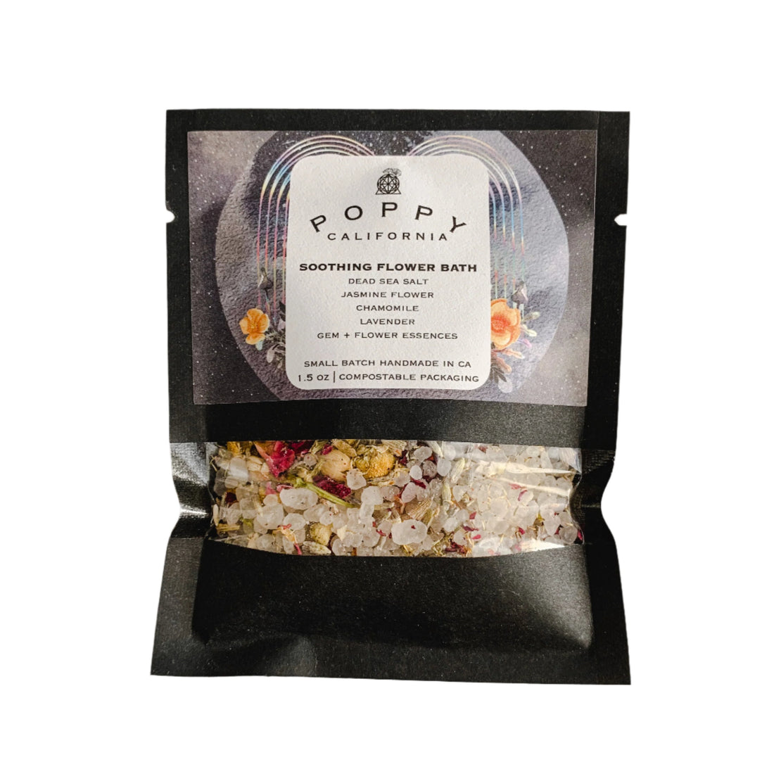 Soothing Flower Bath Salt Packet – Poppy California Shop
